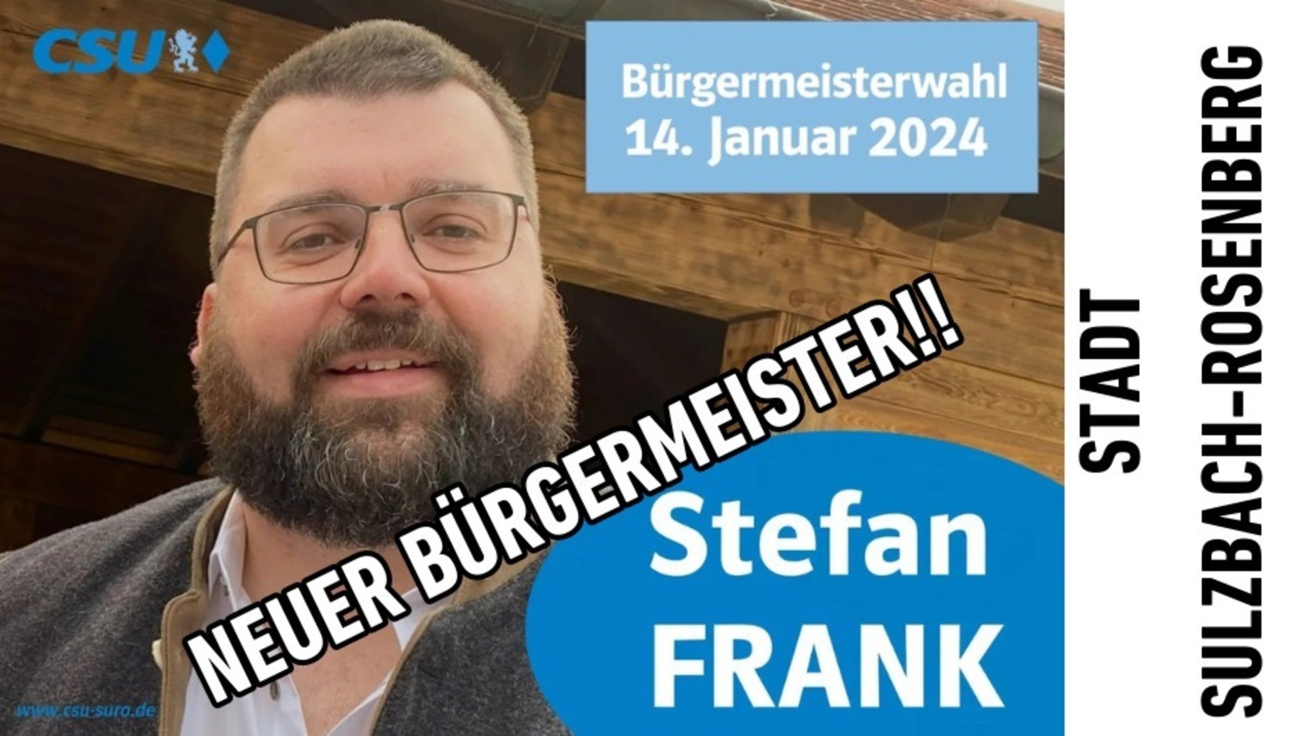 Stefan Frank neuer Bürgermeister von Sulzbach-Rosenberg | Radio Ramasuri